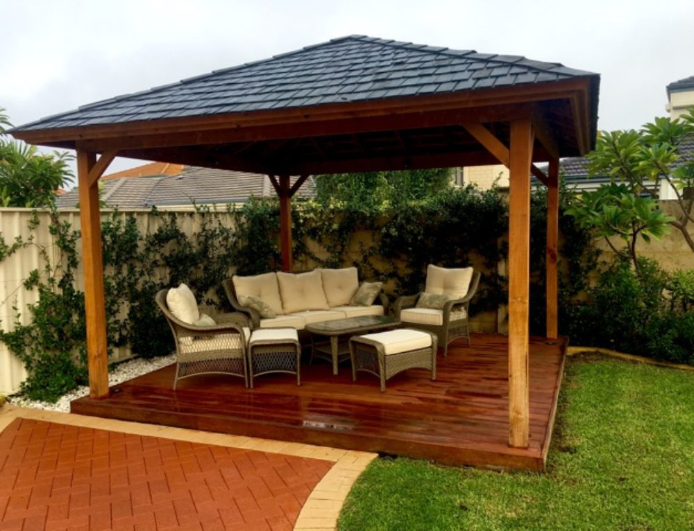 Poolside Gazebos & Tight Spaces